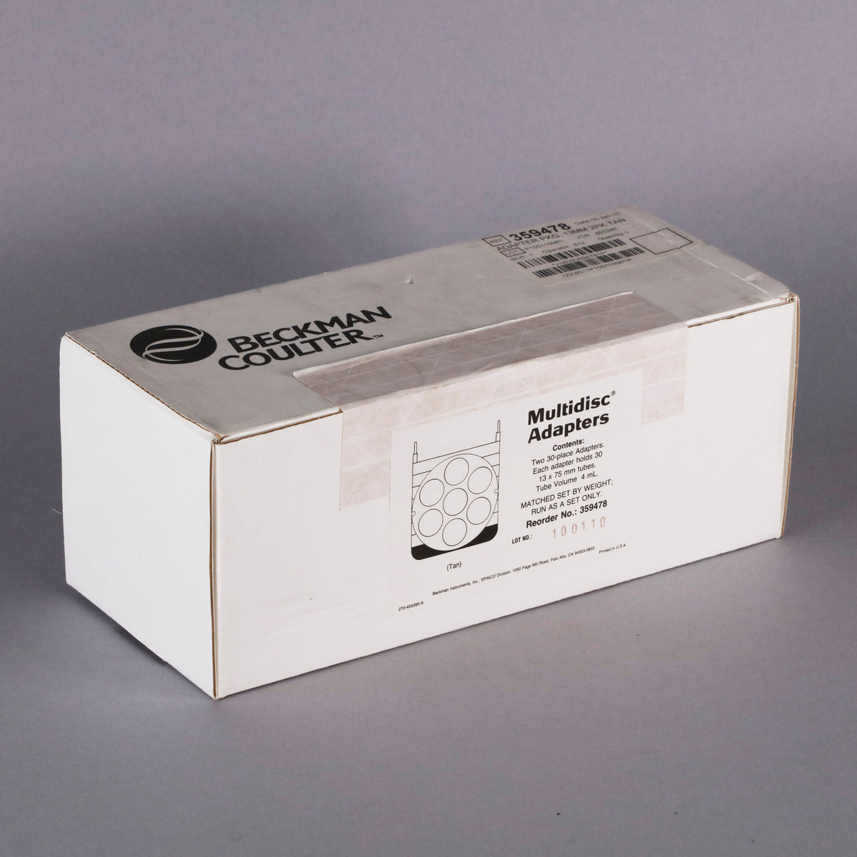 Beckman Coulter Modular Disk Adapters #359478 – reLAB