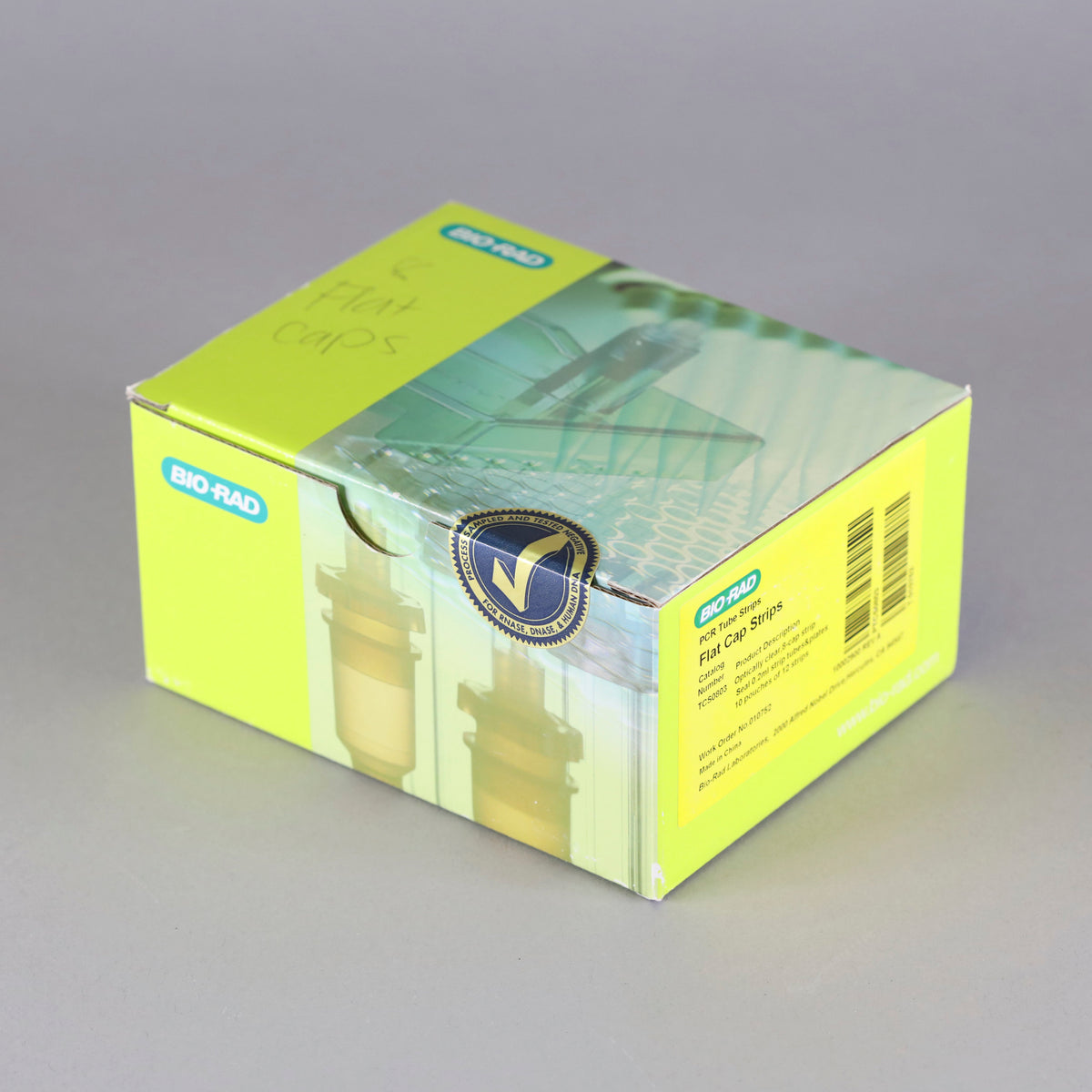 Bio-Rad 0.2 mL Flat PCR Tube 8-Cap Strips #TCS0803 – reLAB