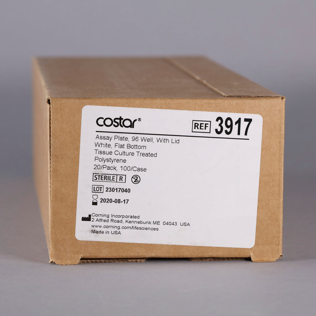 Corning Costar 96-well Solid White Flat Bottom Polystyrene Microplates ...