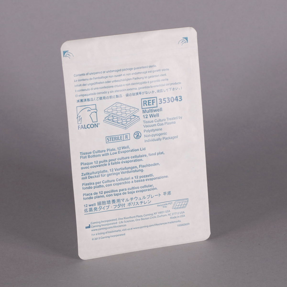 Falcon 12-Well Polystyrene Microplates #353043 – reLAB