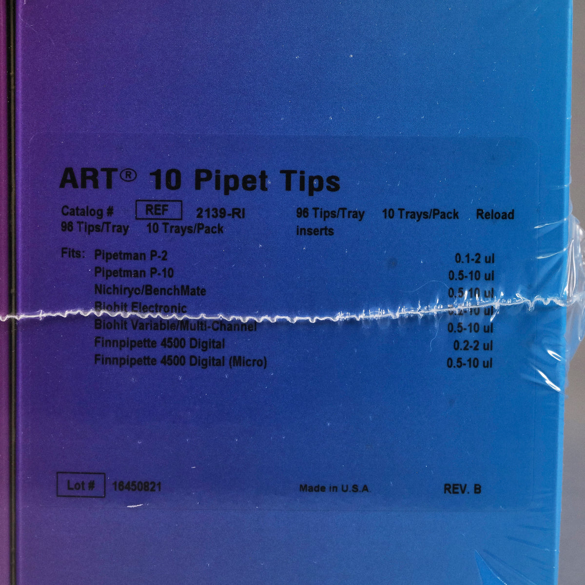 MBP ART 10 Pipet Tips #2139-RI – reLAB