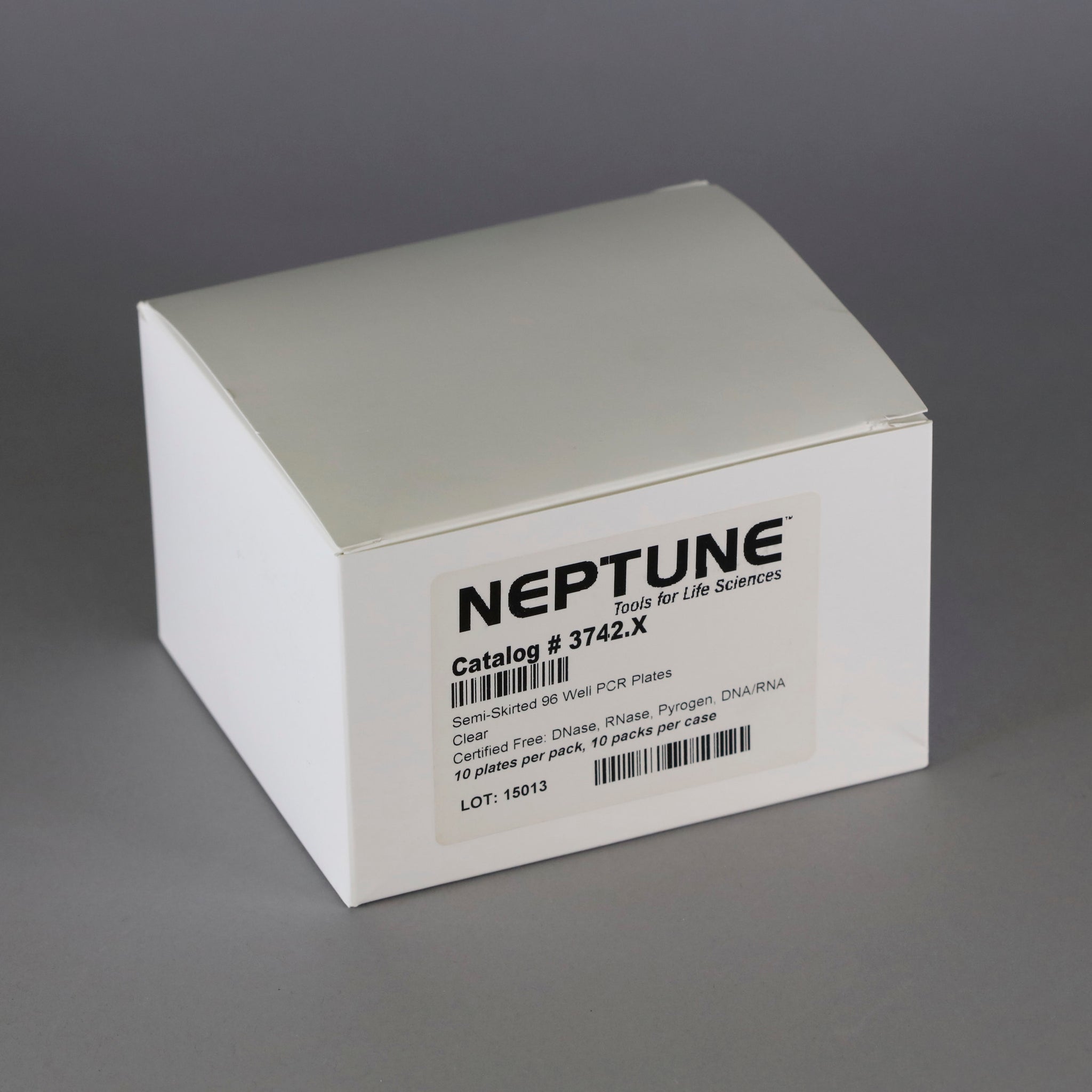 Biotix Neptune 200uL Semi Skirted 96 Well PCR Plates #3742.X – reLAB