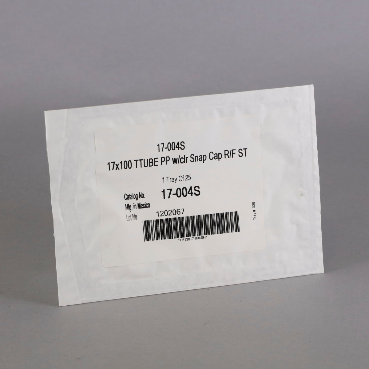 Thermo Scientific Samco 17x100mm Sterile Round Base Test Tubes with Ca ...