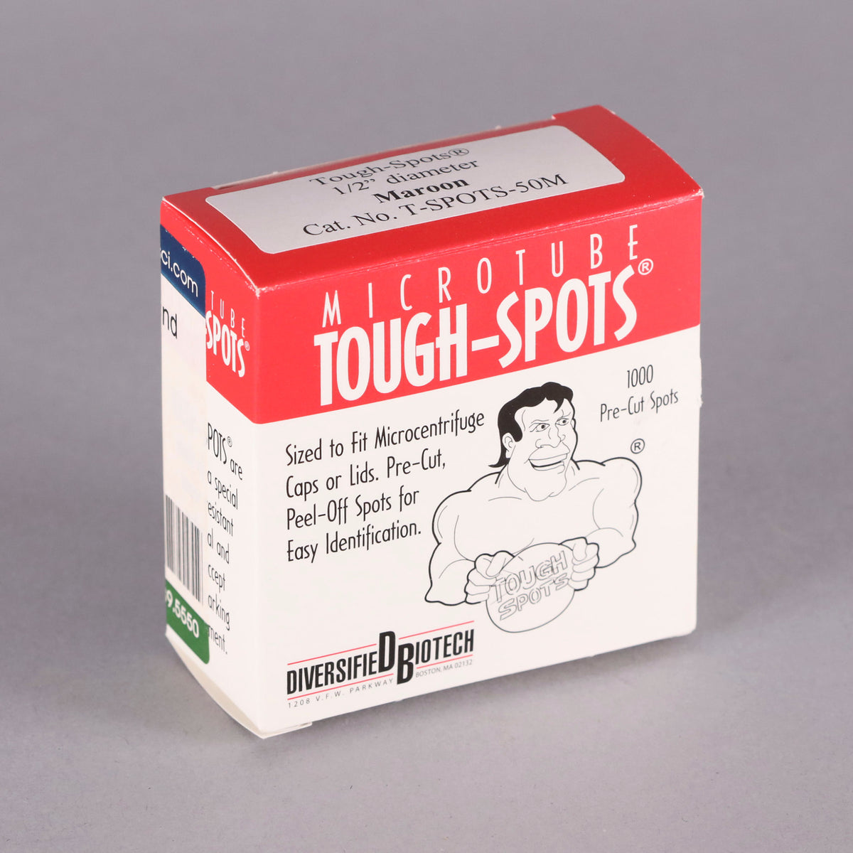 Diversified Biotech Maroon 1/2" Tough-Spots #T-SPOTS-50M – reLAB