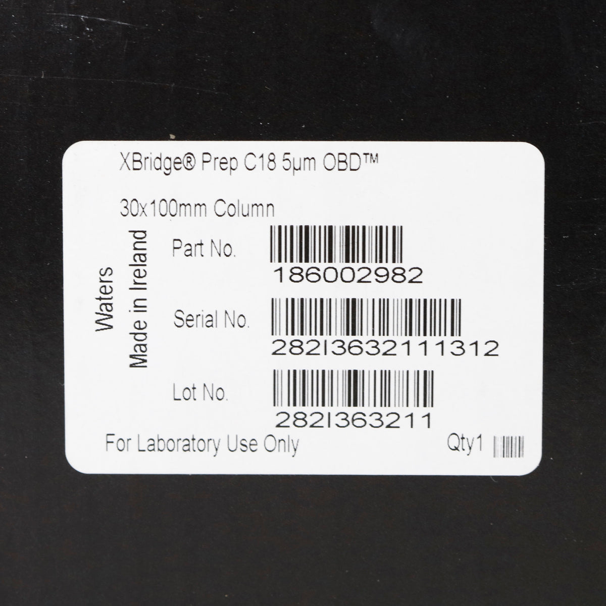 Waters HPLC Column XBridge Prep C18 5µm OBD #186002982 – reLAB